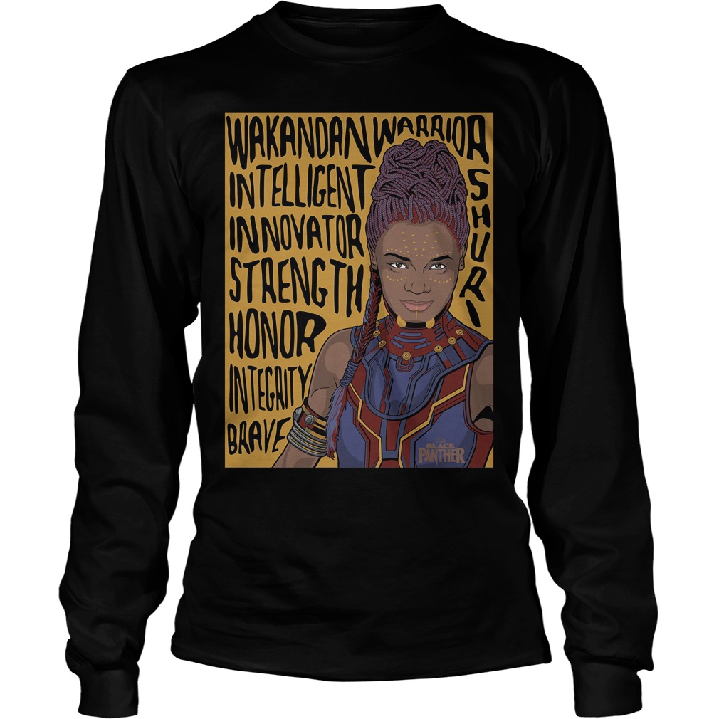 Marvel Black Panther Movie Shuri Word Art Shirt, hoodie, sweater ...