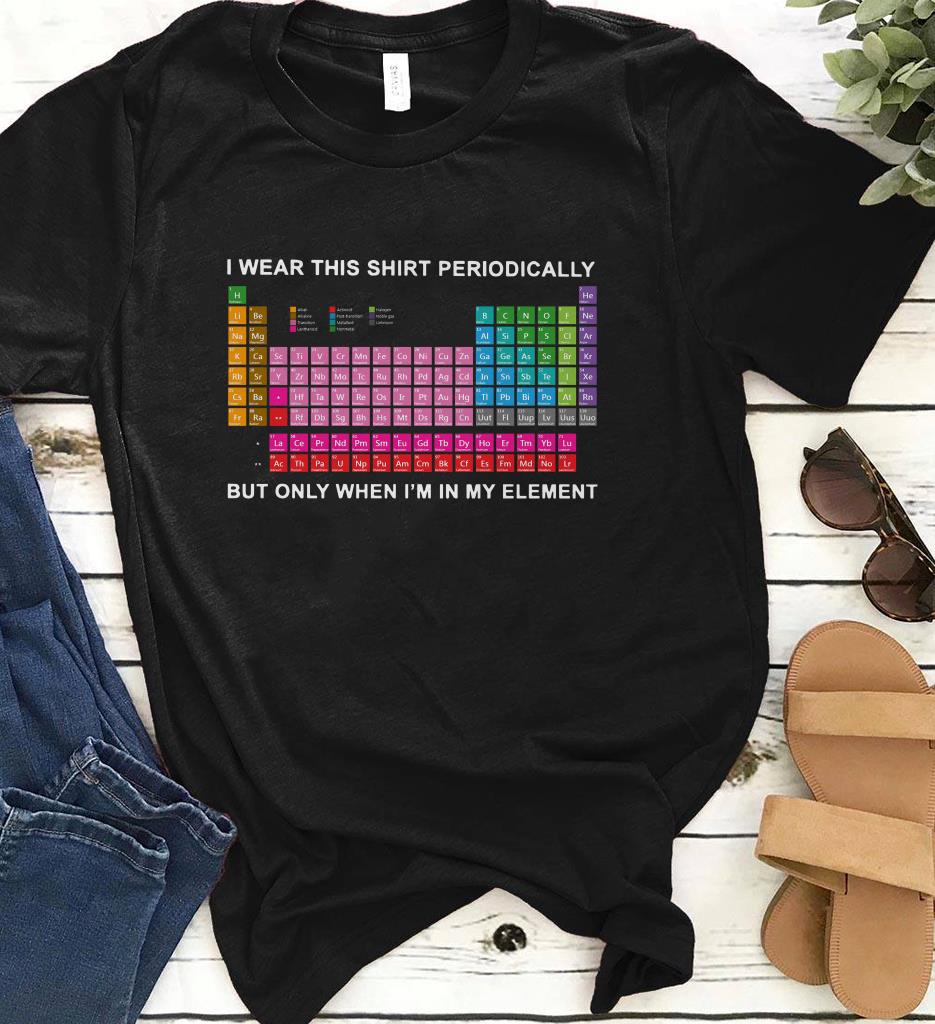 Official I wear this shirt periodically But only when I'm in my element ...