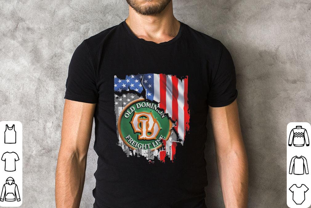Old dominion freight line american flag shirt, hoodie, sweater ...