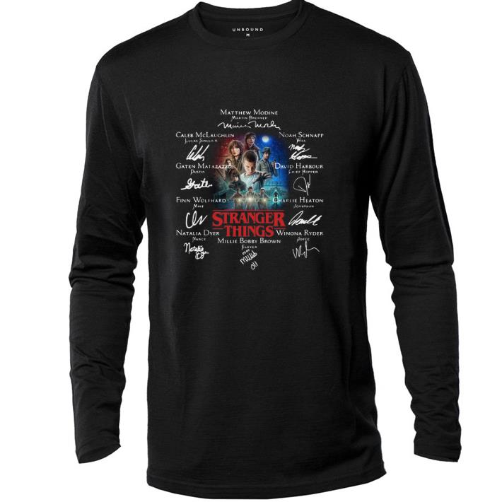 Awesome Millie Bobby Brown Eleven Stranger Things Signatures shirt ...