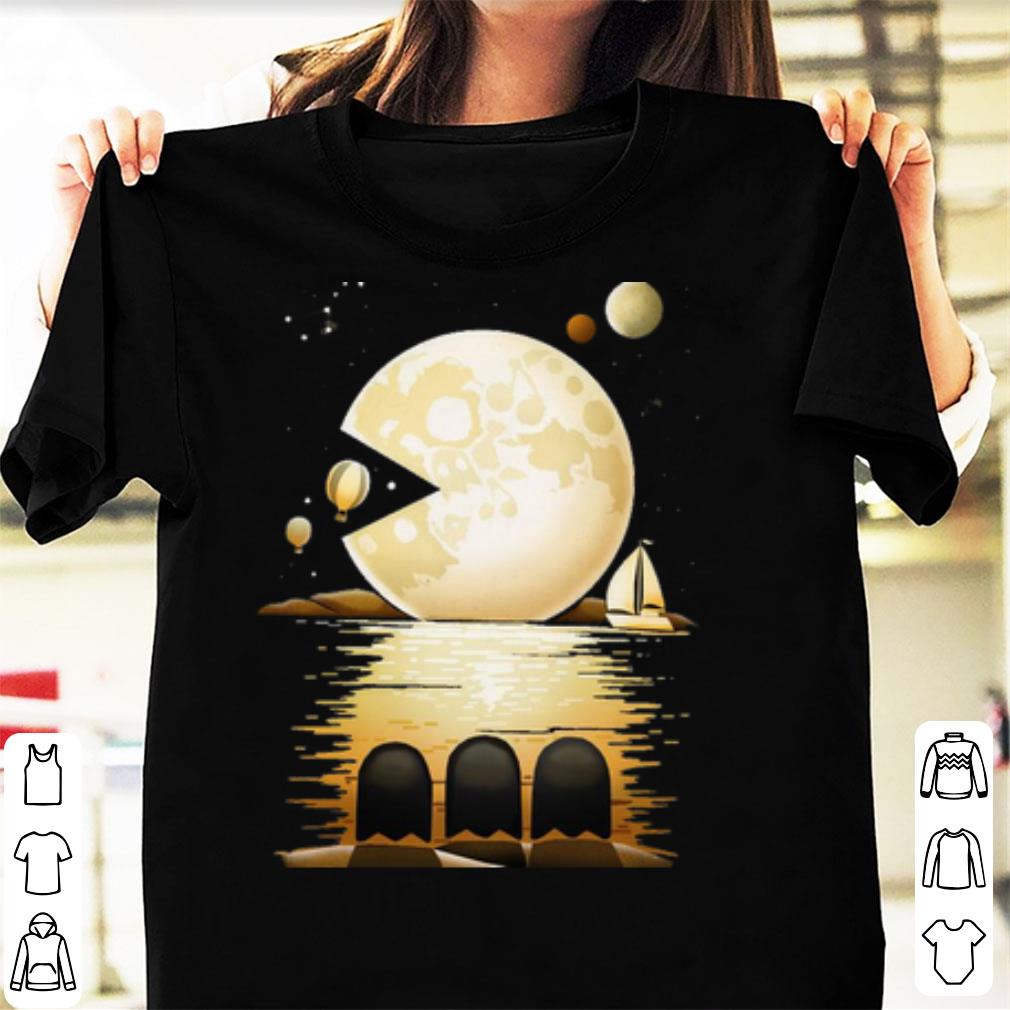 Premium Pac Moon Pacman And The Moon shirt, hoodie, sweater, longsleeve ...
