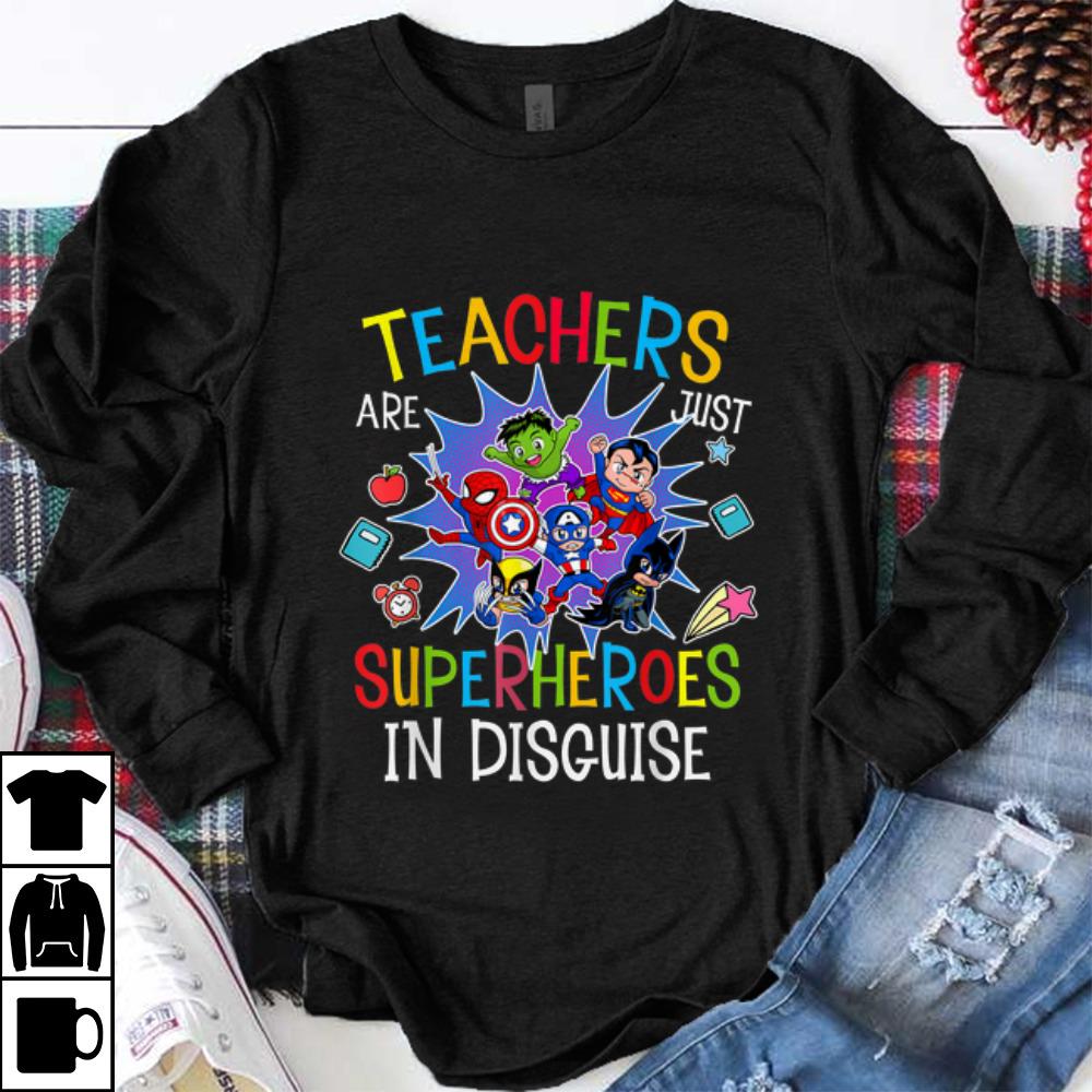Hot Teachers Are Just Superheroes In Disguise DC And Marvel shirt ...