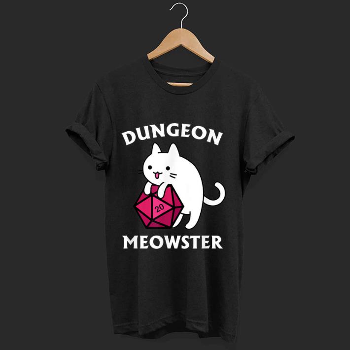 Official Dungeon Meowster DnD Gamer Cat D20 shirt, hoodie, sweater ...
