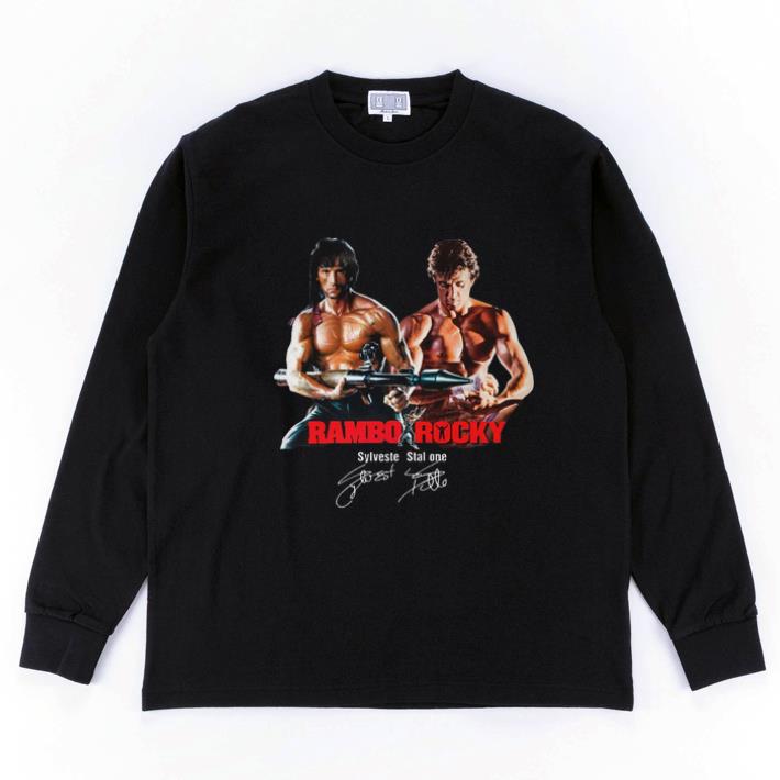 Hot Rambo Rocky Sylvester Stallone Signature shirt, hoodie, sweater ...