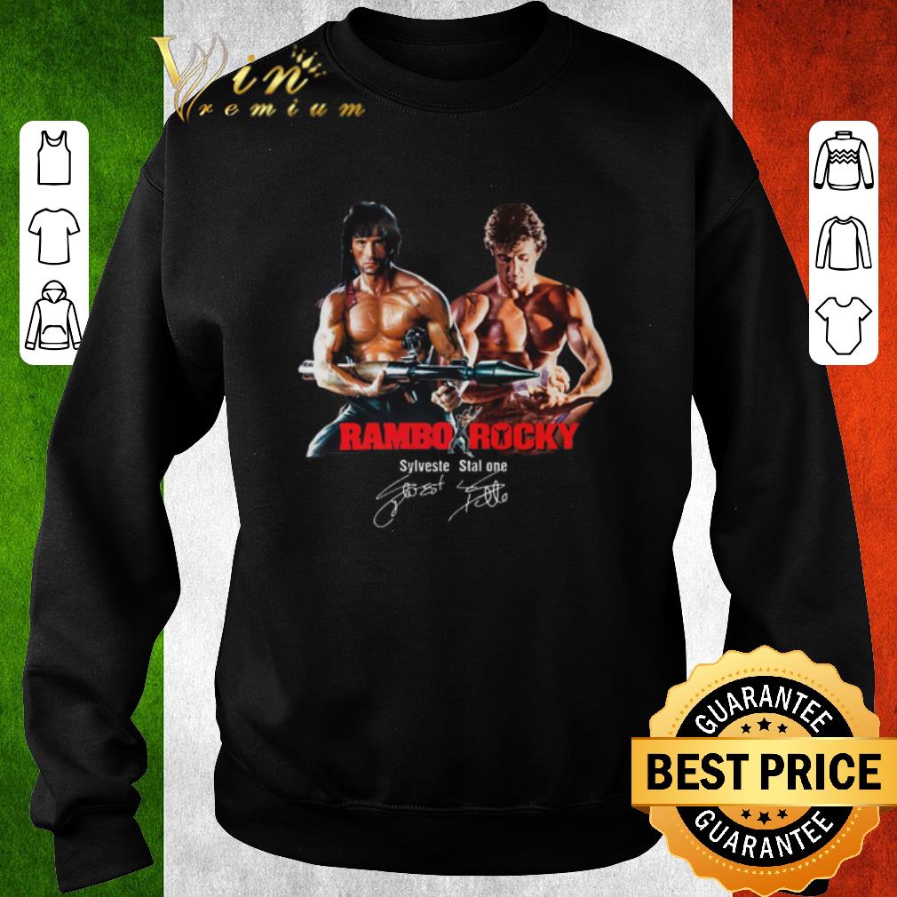Pretty Rambo Rocky Sylvester Stallone Signature shirt, hoodie, sweater ...