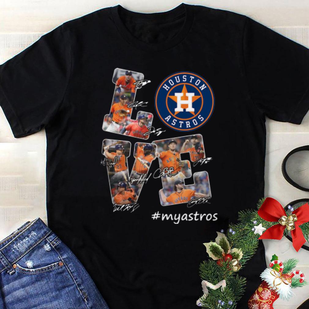 Awesome Houston Astros Love Signatures #myastros shirt, hoodie, sweater ...