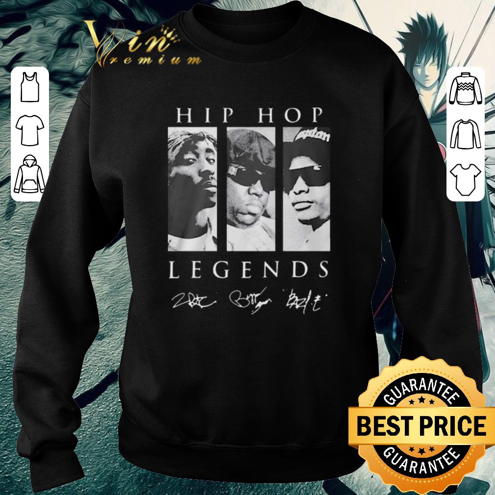 Original Hip Hop Legends 2pac Biggie Eazy E Signatures shirt, hoodie ...