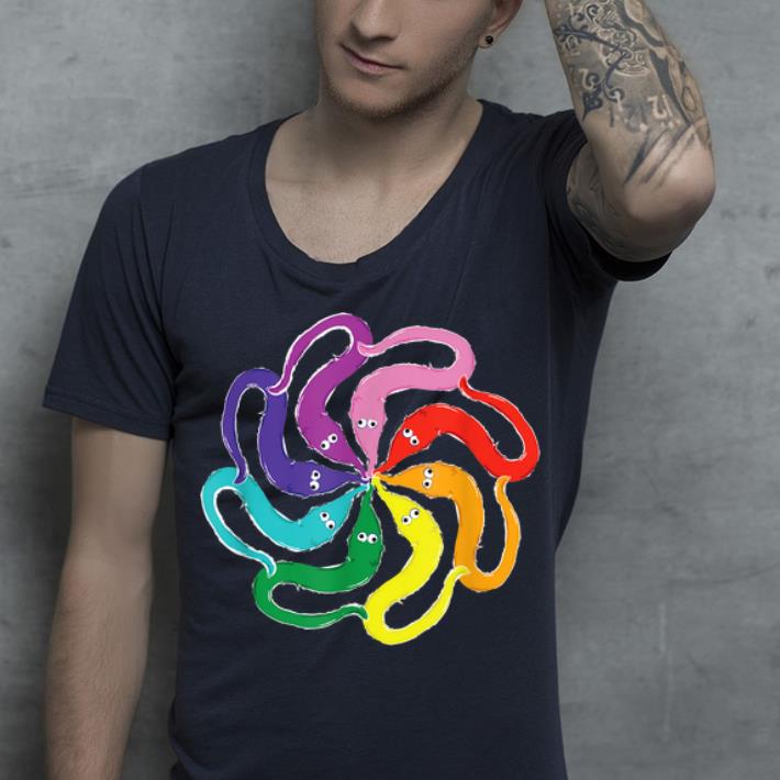 Top Fuzzy Worm On A String Meme Rainbow Mandala shirt, hoodie, sweater ...