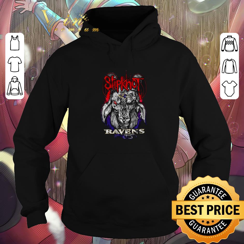Pretty Satan Goat mashup Slipknot and Baltimore Ravens shirt, hoodie ...