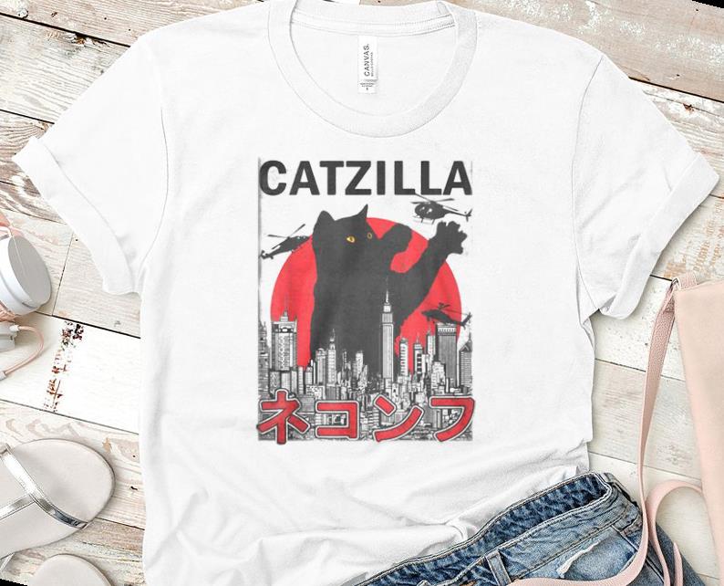 Original Catzilla Cat Godzilla Biggest Japanese Shirt, hoodie, sweater ...