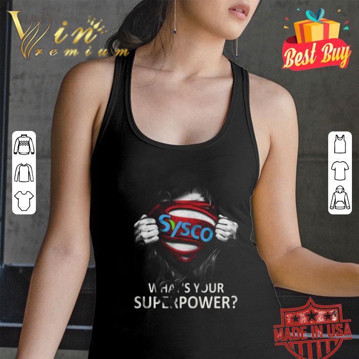 Sysco Insides Me Superman What’s Your Superpower shirt hoodie ...