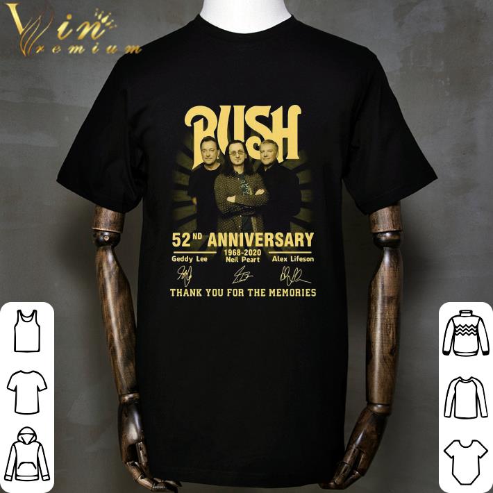 Rush 52nd Anniversary 1968 2020 Thank You For The Memories Signatures ...