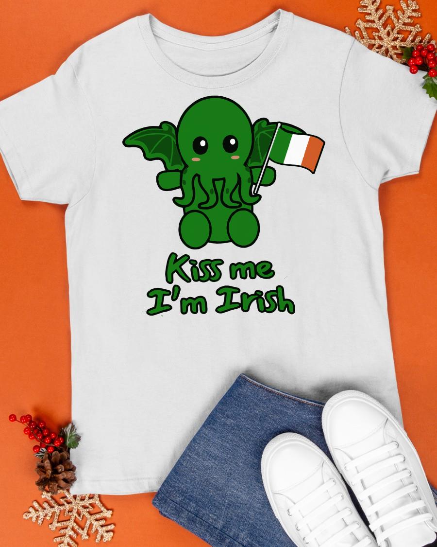 Octopus Kiss Me I’m Irish Shirt hoodie, sweatshirt, longsleeve tee