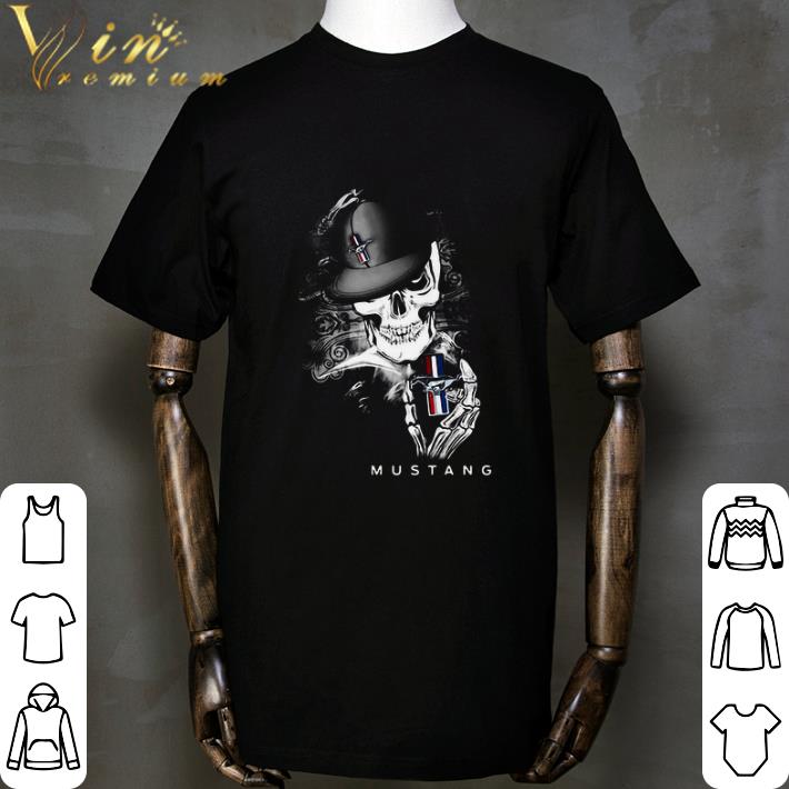Skeleton Skull Mustang Logo shirt, hoodie, sweater, longsleeve t-shirt