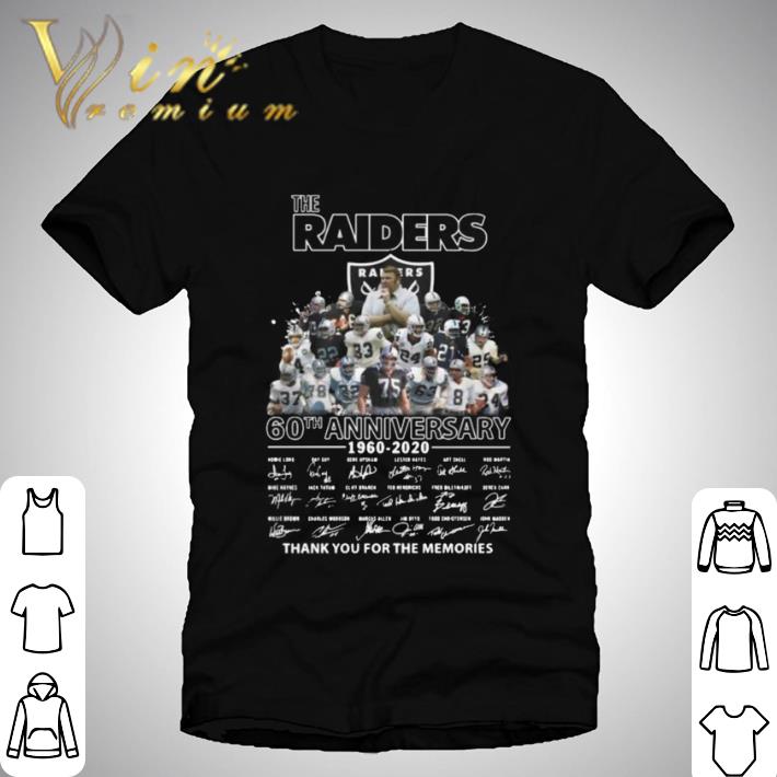 The raiders 60th anniversary 1960 2020 thank you for the memories ...