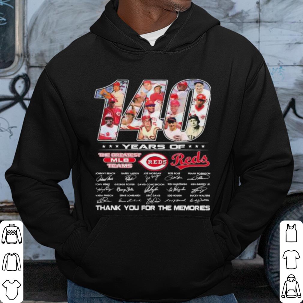 Top 140 Years Of Cincinnati Reds Thank The You For Memories Signatures ...