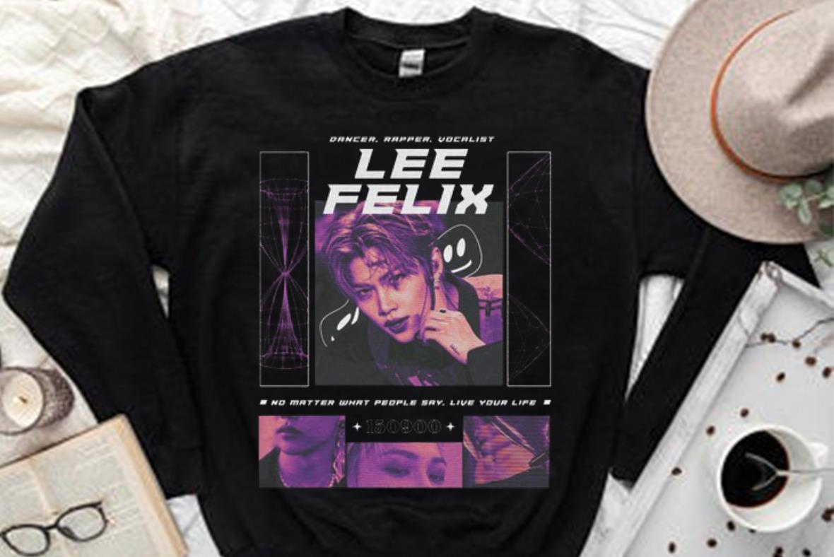 STRAY KIDS FELIX Black Unisex Kpop Shirt, FELIX Shirt kpop inspired ...
