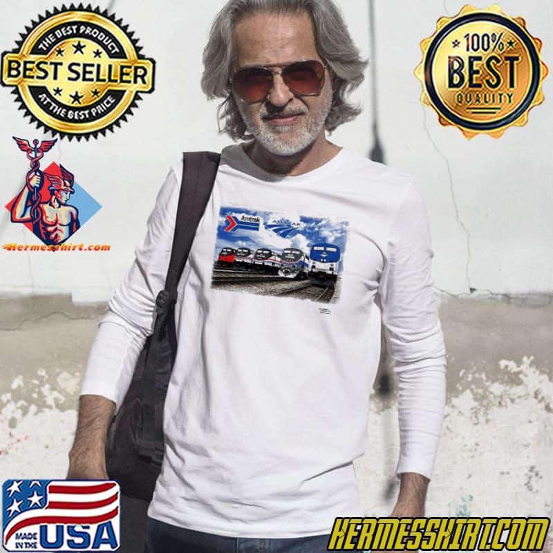 Amtrak Heritage Trains Authentic Railroad Shirt - Hermesshirt Premium ™ LLC