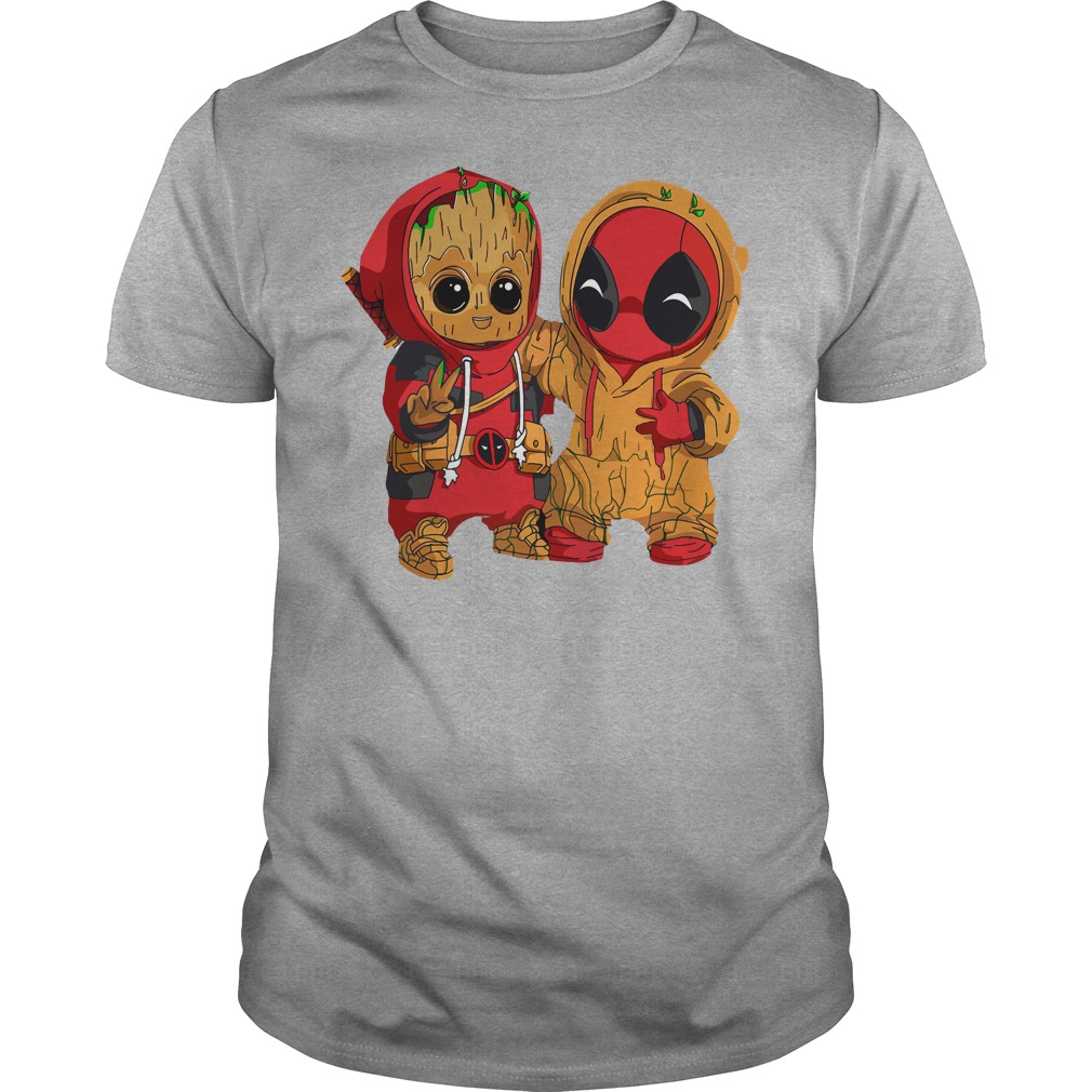 Deadpool And Groot Baby Shirt, Hoodie, Sweater, Longsleeve T-Shirt ...
