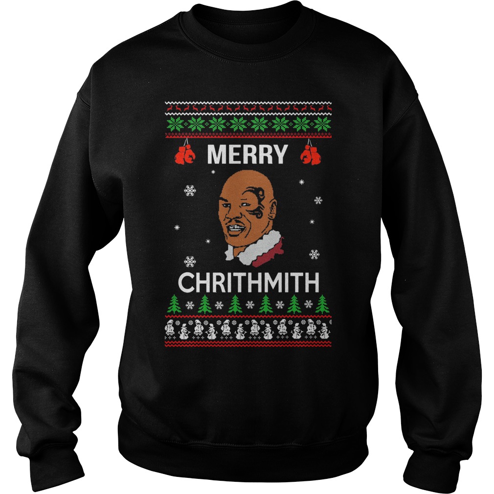 Mike Tyson Merry Chrithmith Christmas sweater, Hoodie, Sweater ...