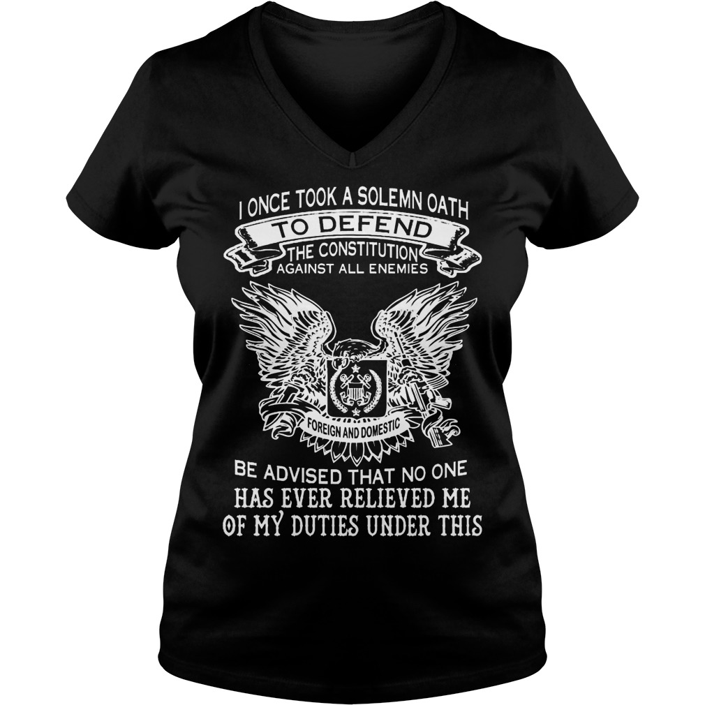 I Once Took A Solemn Oath To Defend Shirt Kutee Boutique