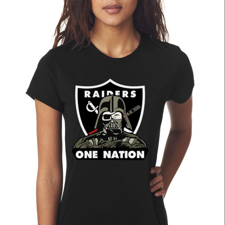 Awesome Darth Vader Oakland Raiders One Nation shirt - Kutee Boutique