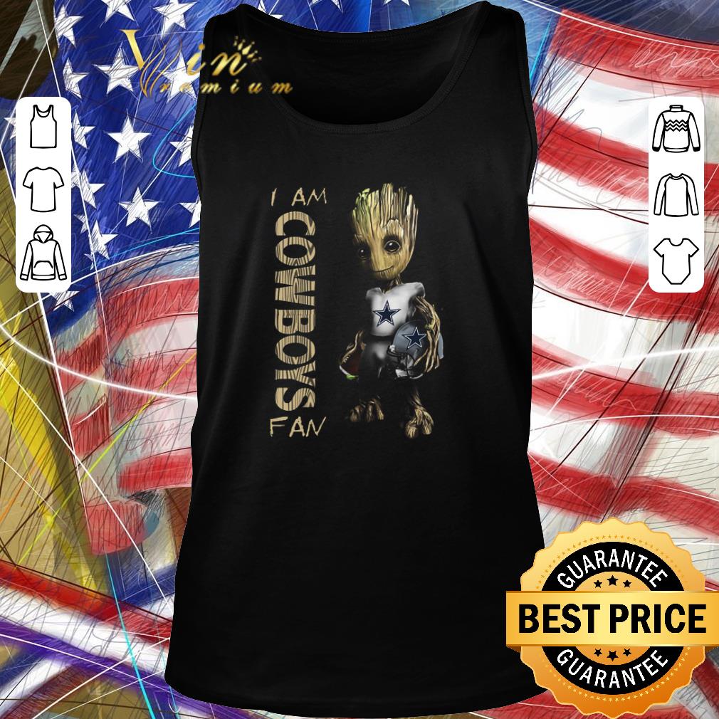 Baby Groot i am Dallas Cowboys fan NFL football shirt - Kutee Boutique