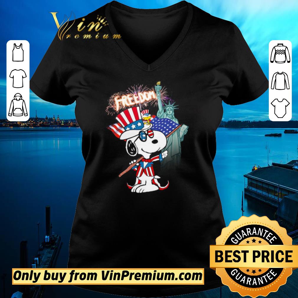 Funny Snoopy American Flag Day freedom Independence day shirt - Kutee ...