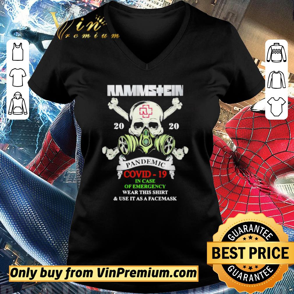 Official Rammstein skull 2020 Pandemic covid-19 in case of emergency ...