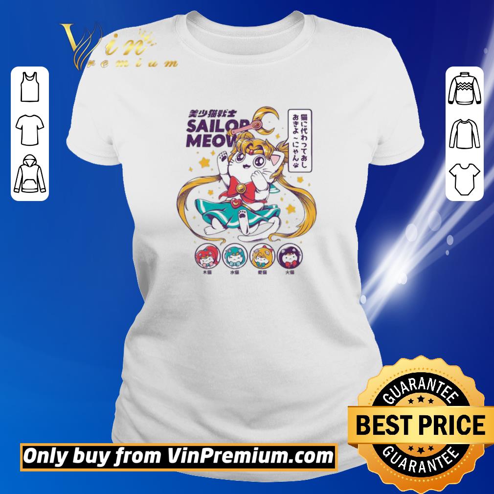 Official Sailor Meow Anime shirt - Kutee Boutique