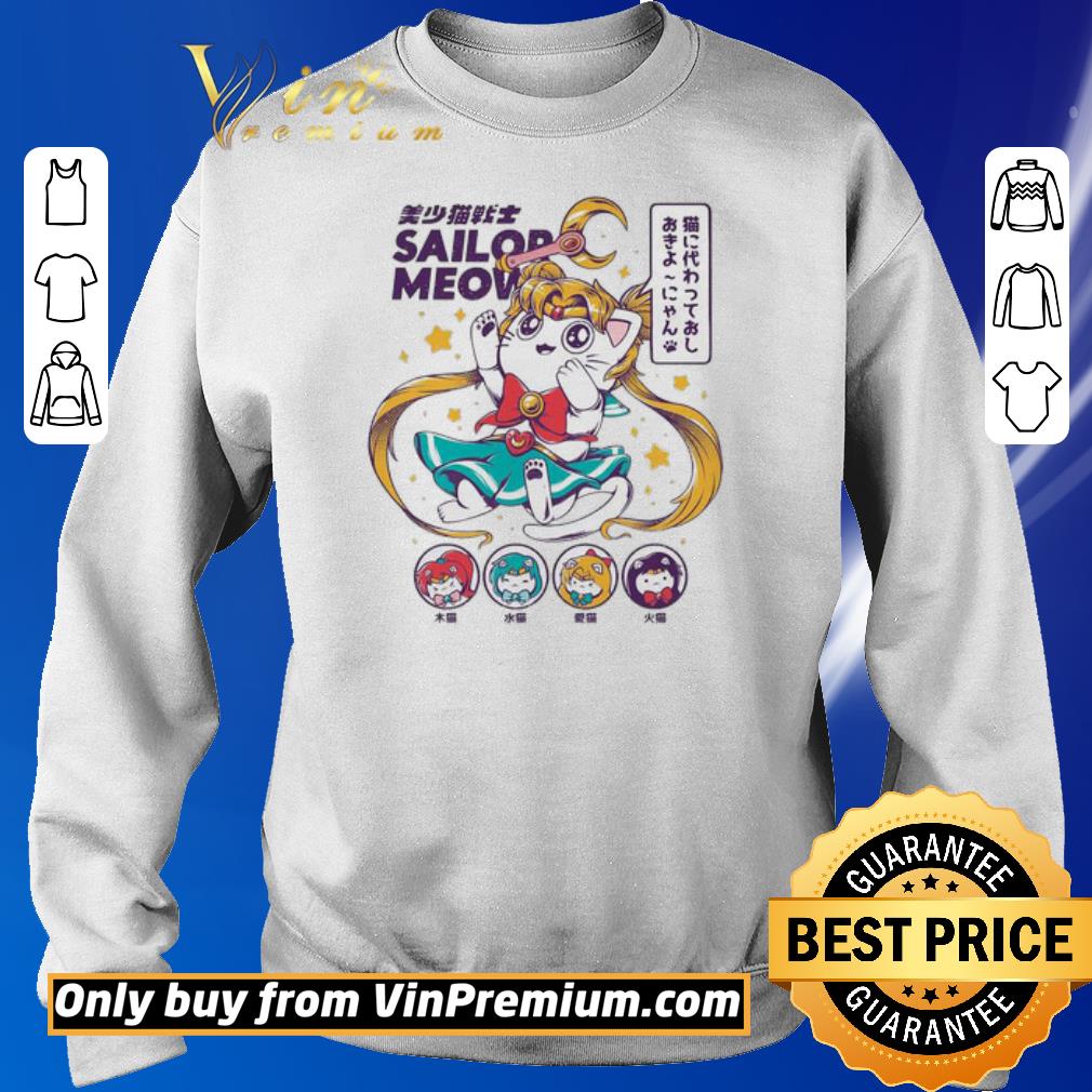 Official Sailor Meow Anime shirt - Kutee Boutique