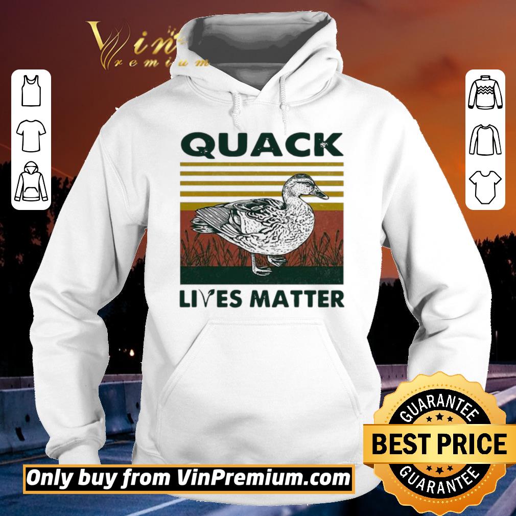 Funny Quack Lives Matter Duck Vintage shirt - Kutee Boutique
