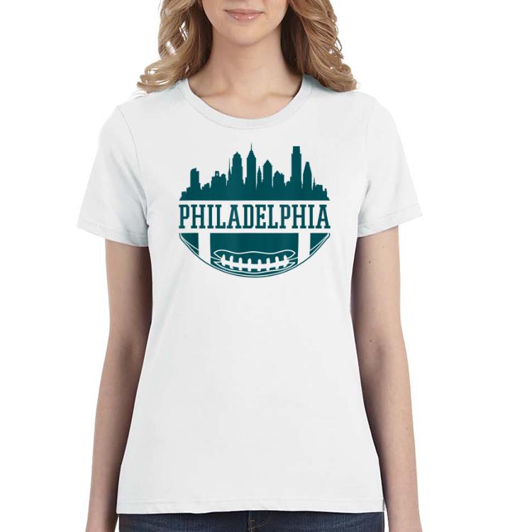 Nice Philadelphia Football Philly Skyline Eagle Vintage Shirt - Kutee ...