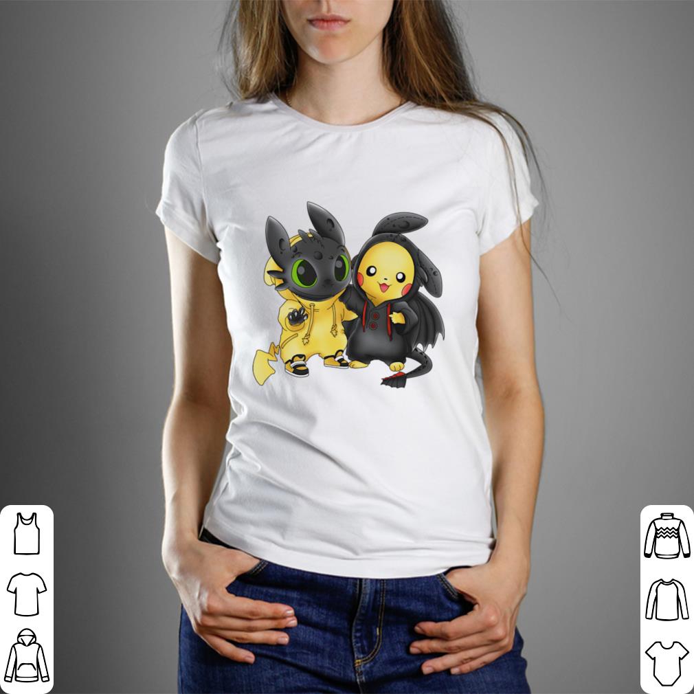 Premium Baby Toothless and Pikachu shirt, hoodie, sweater, longsleeve t ...