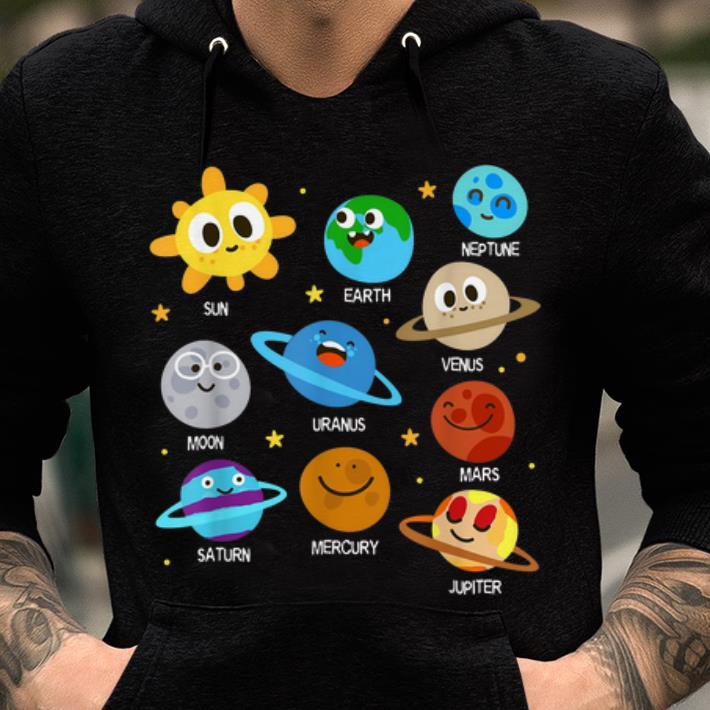 Awesome Solar System Planets Astronomy Space Planets Emotion shirt ...