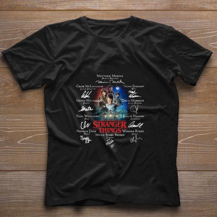 Official Millie Bobby Brown Eleven Stranger Things Signatures shirt ...