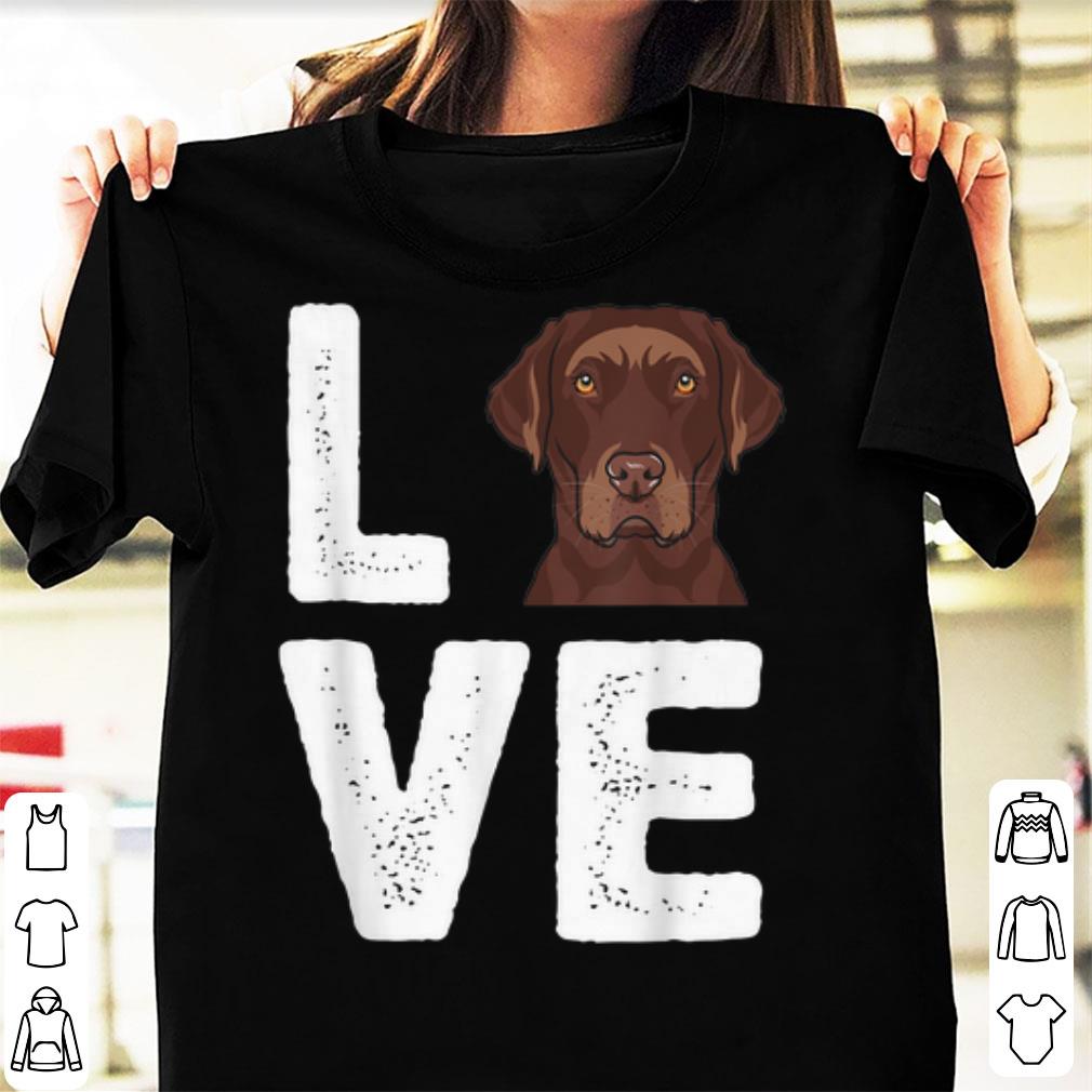 Premium Chocolate Labrador I Love My Chocolate Lab shirt, hoodie ...