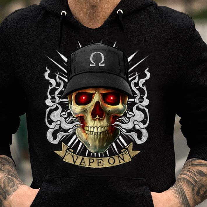 Pretty Vaping Skull E-Cigarette Cloud Chaser Vape shirt, hoodie ...