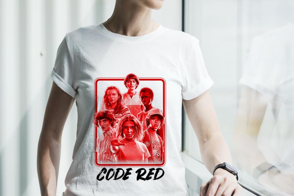 Offcical Netflix Stranger Things 3 Code Red shirt, hoodie, sweater ...