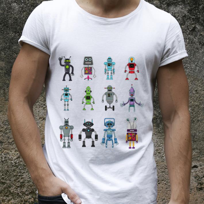 Original Robot Emoji Ai Geek Science Robotics Vintage shirt, hoodie ...