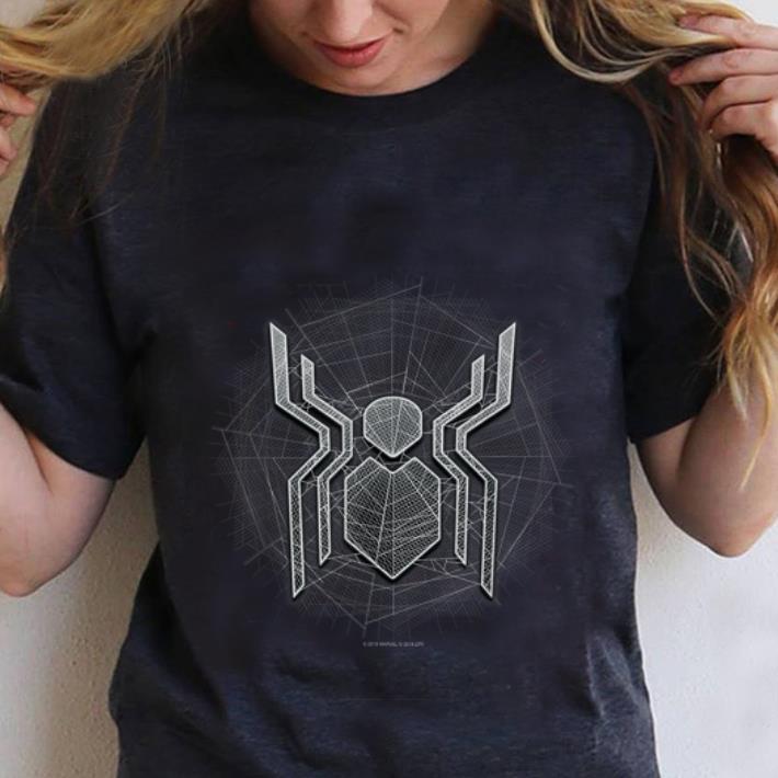 Premium Marvel Spider-Man Far From Home Logo Spider Cobweb shirt ...