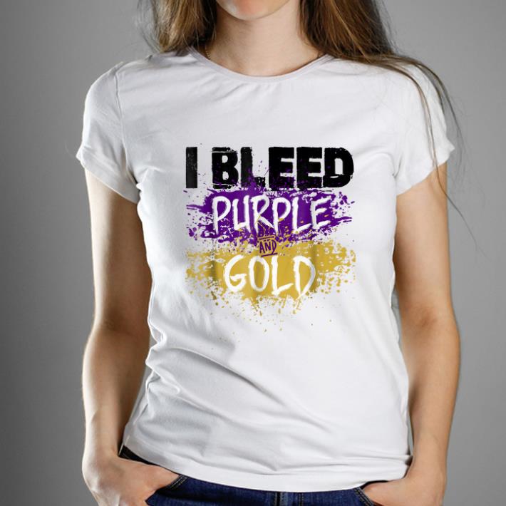 Pretty I Bleed Purple And Gold shirt, hoodie, sweater, longsleeve t-shirt