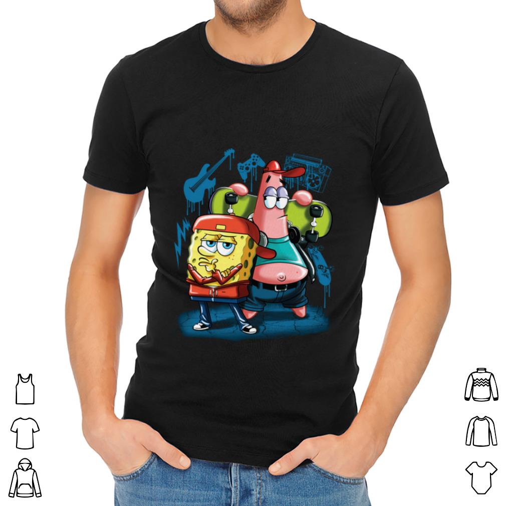 Pretty Punk Rock Spongebob With Patrick Star Pullover Street Style ...