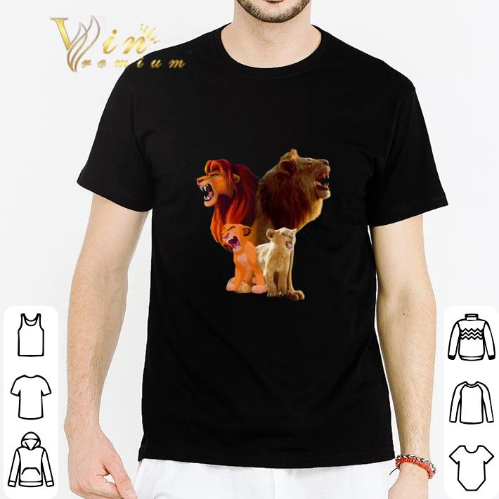 Top Baby Simba and adult Simba The Lion King 2019 shirt, hoodie ...