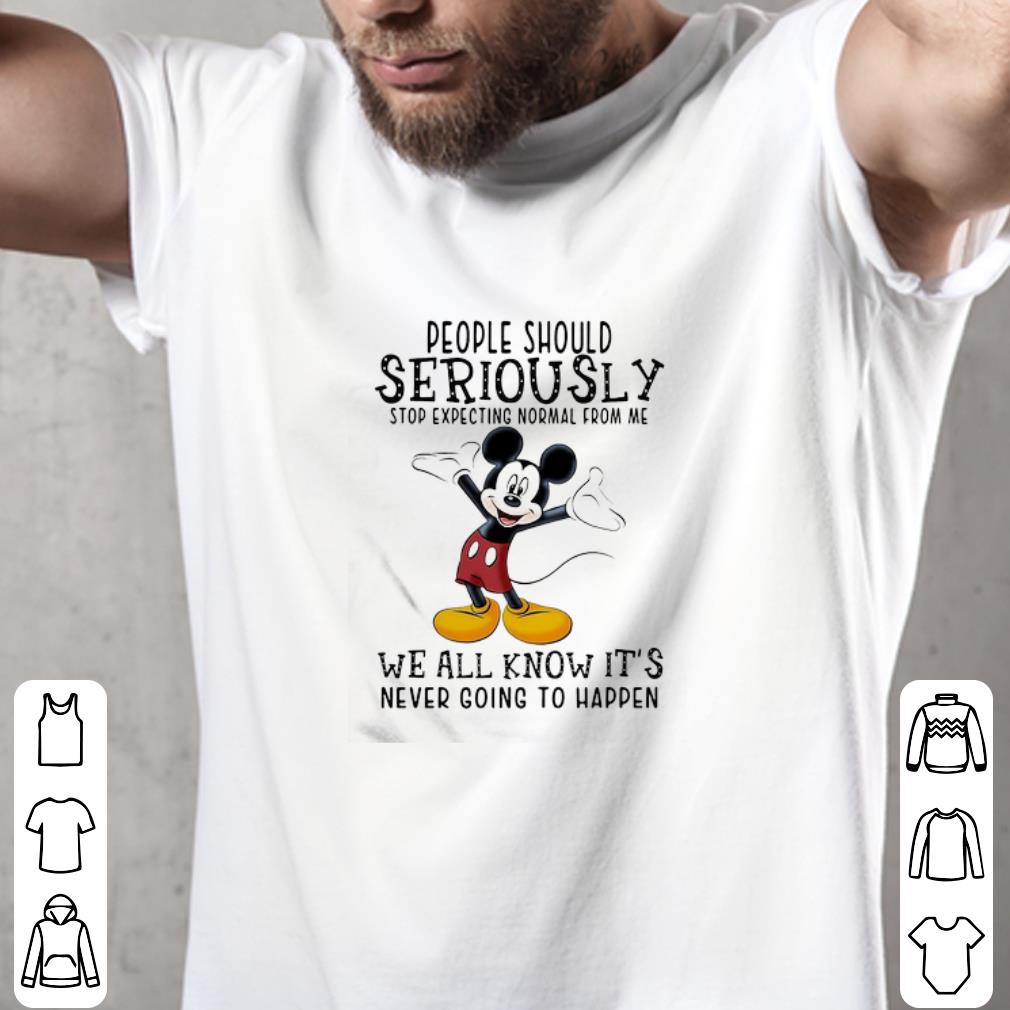Pretty Mickey mouse people should seriously stop expecting normal from ...