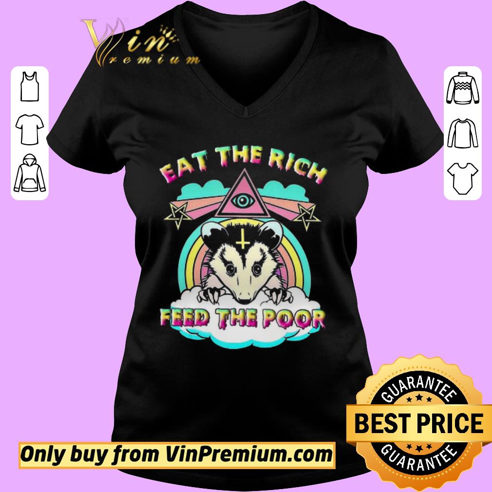 Original Goat Eat The Rich Feed The Poor shirt, hoodie, sweater ...