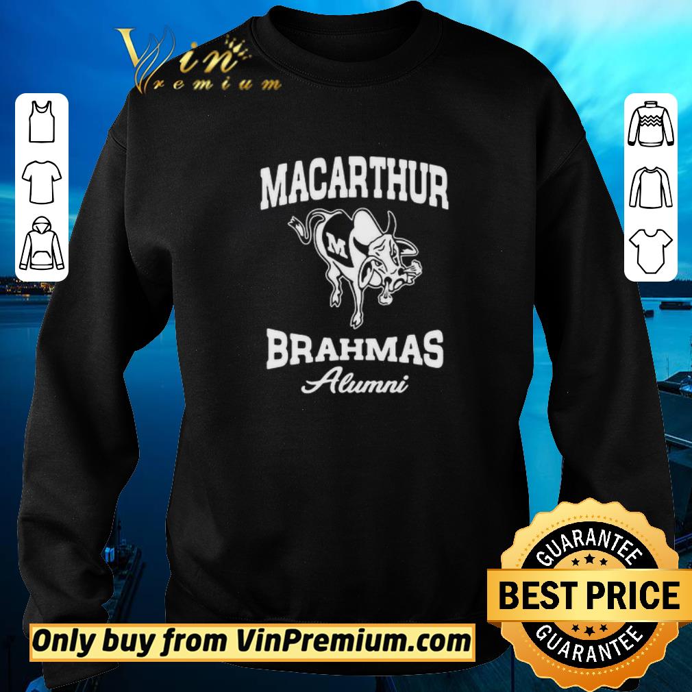 Original Macarthur brahmas alumni buffalo shirt, hoodie, sweater ...