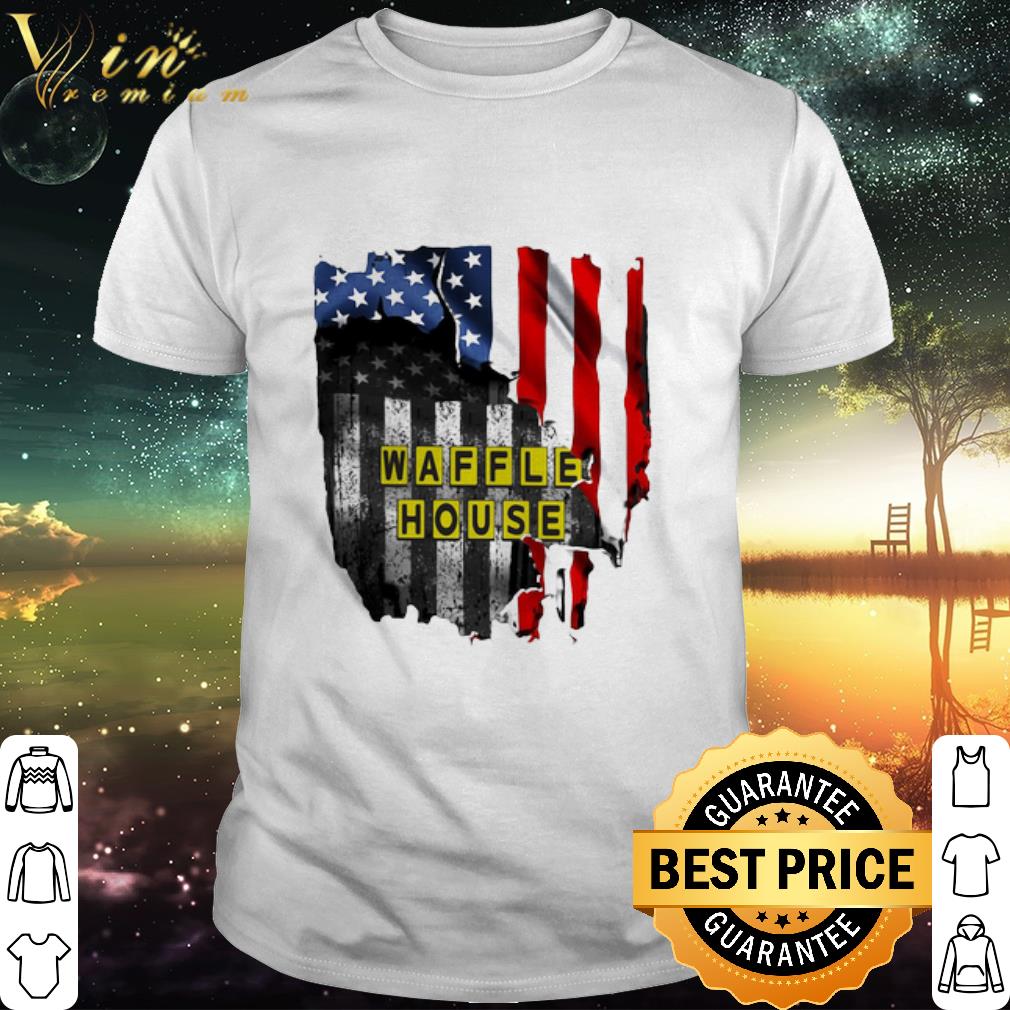 Cool Waffle House Logo Inside American Flag 4th Of July.png, hoodie ...