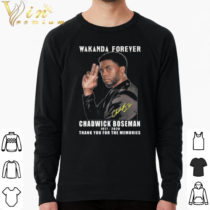 Original Wakanda forever rip chadwick Boseman 1977 2020 thank you for ...