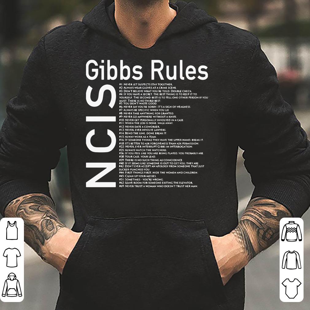 Cute NCIS Gibbs Rules shirt, hoodie, sweater, longsleeve t-shirt